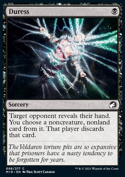 Duress - Innistrad: Midnight Hunt (Common) [MID-98] – Geeksheaven