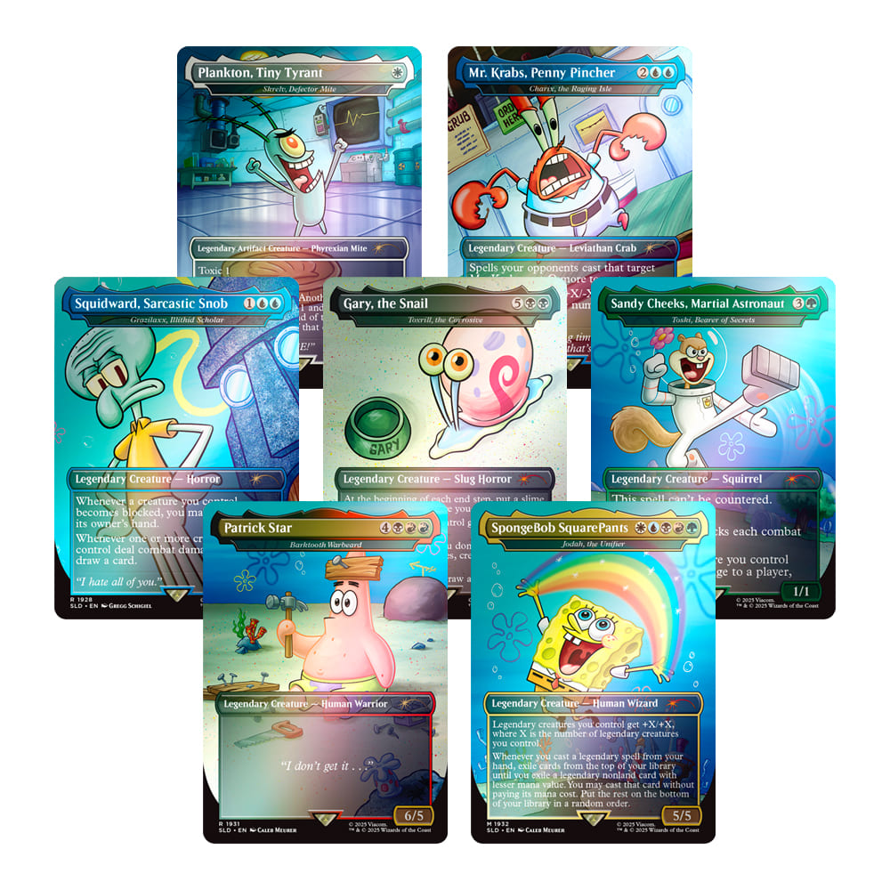 Magic the Gathering Secret Lair x SpongeBob SquarePants: Legends of Bi ...